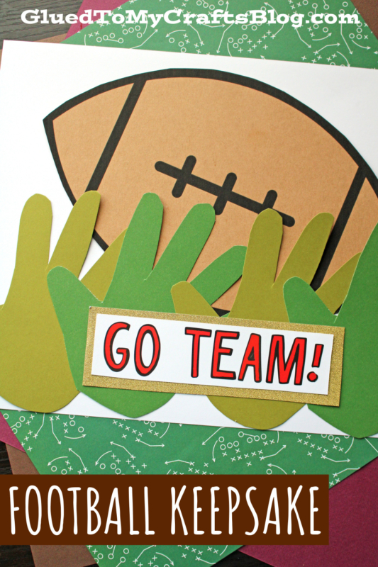 Football Keepsake Craft Idea For Kids