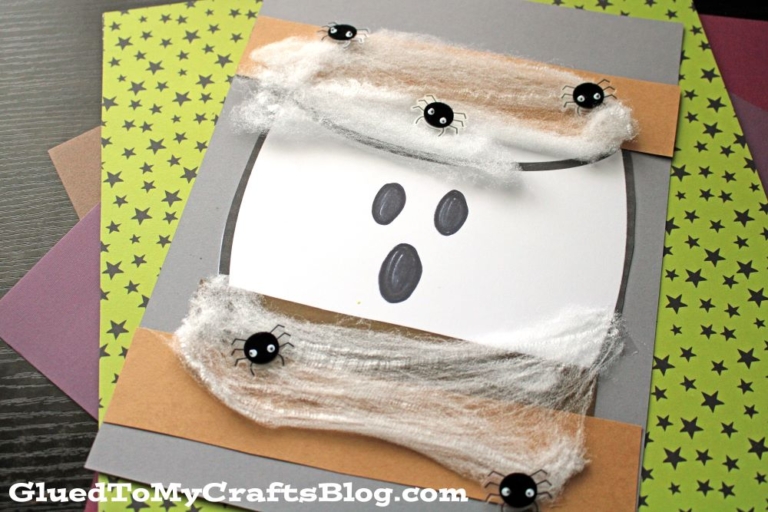 Paper Ghost S'mores Craft Idea