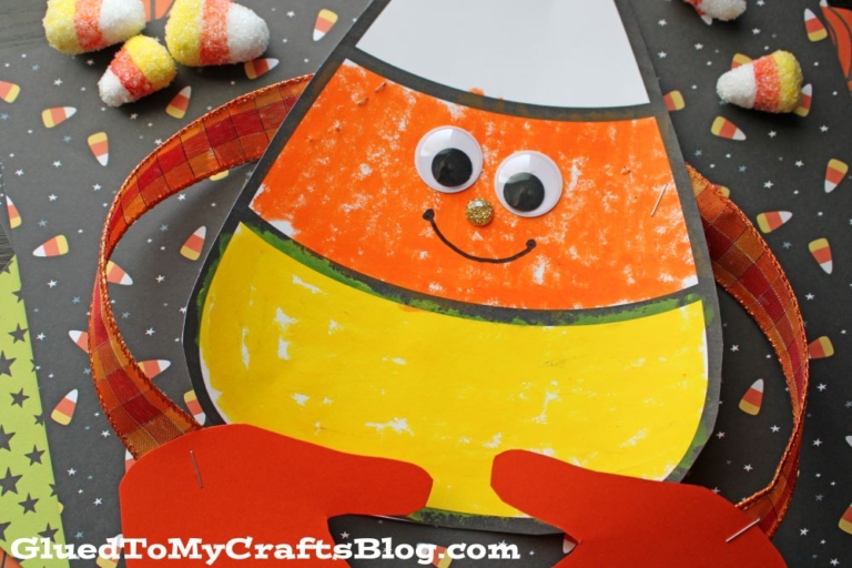 Candy Corn Hug Craft Idea For Kids