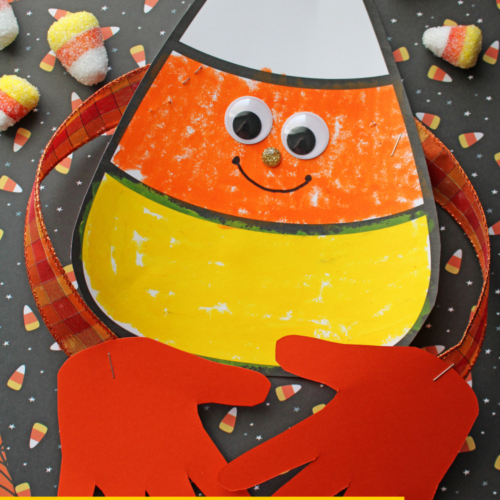 Candy Corn Hug Craft Idea For Kids
