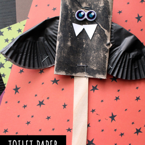 Toilet Paper Roll Bat Tutorial for Kids