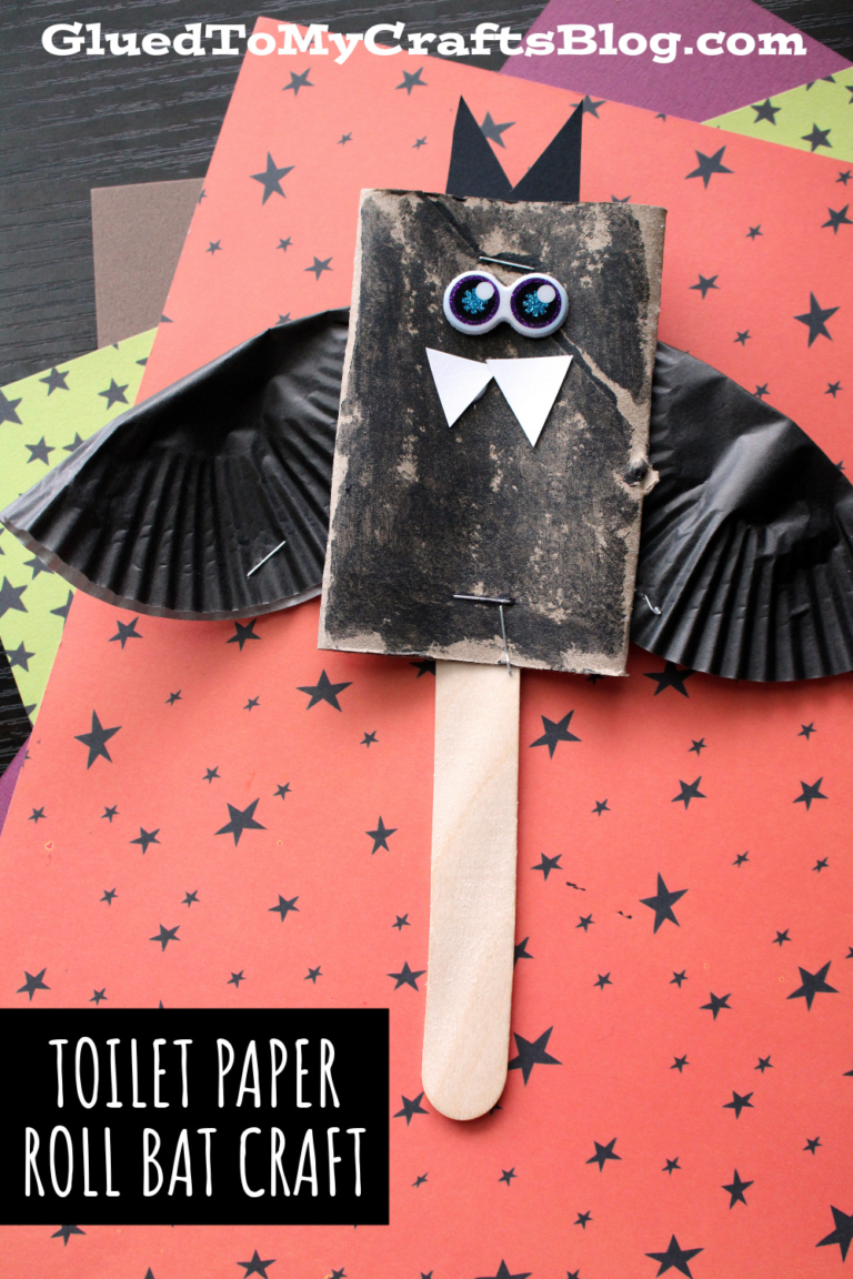 Toilet Paper Roll Bat Tutorial for Kids