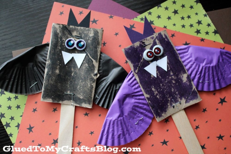 Toilet Paper Roll Bat Tutorial for Kids