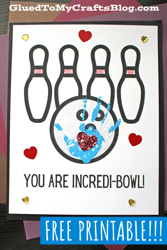 Bowling Ball Keepsake Craft Idea