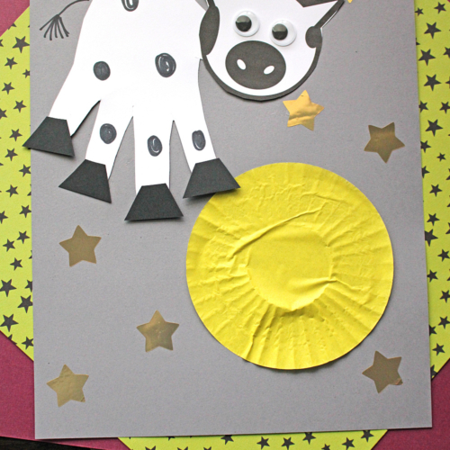 Handprint Cow Keepsake Craft Idea