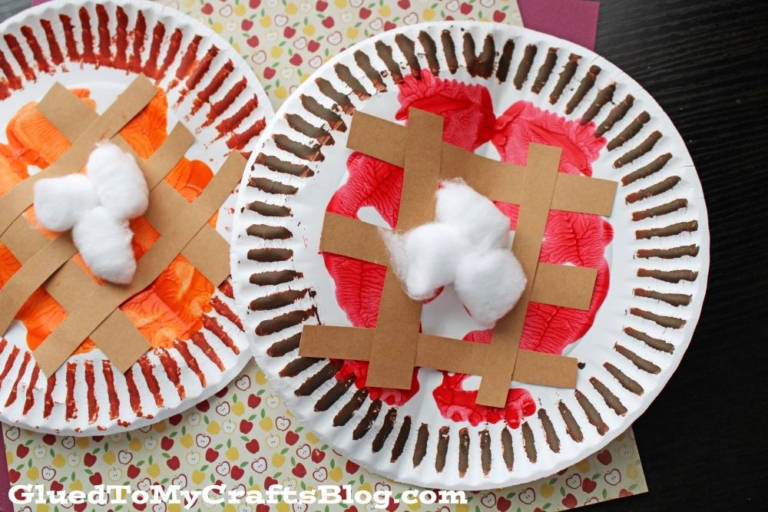 Paint Splat Pie Craft Idea For Kids