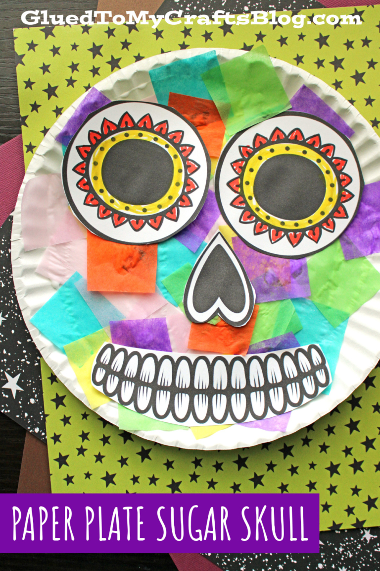 Paper Plate Day of the Dead Craft