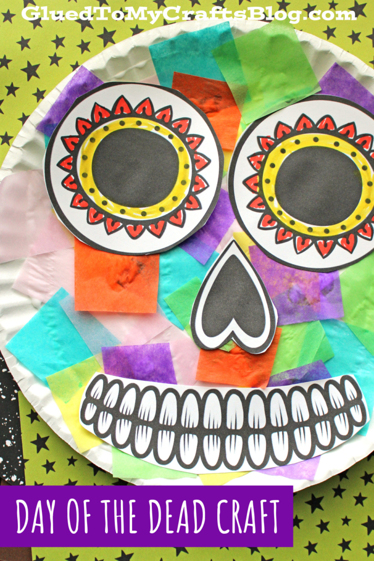 Paper Plate Day of the Dead Craft