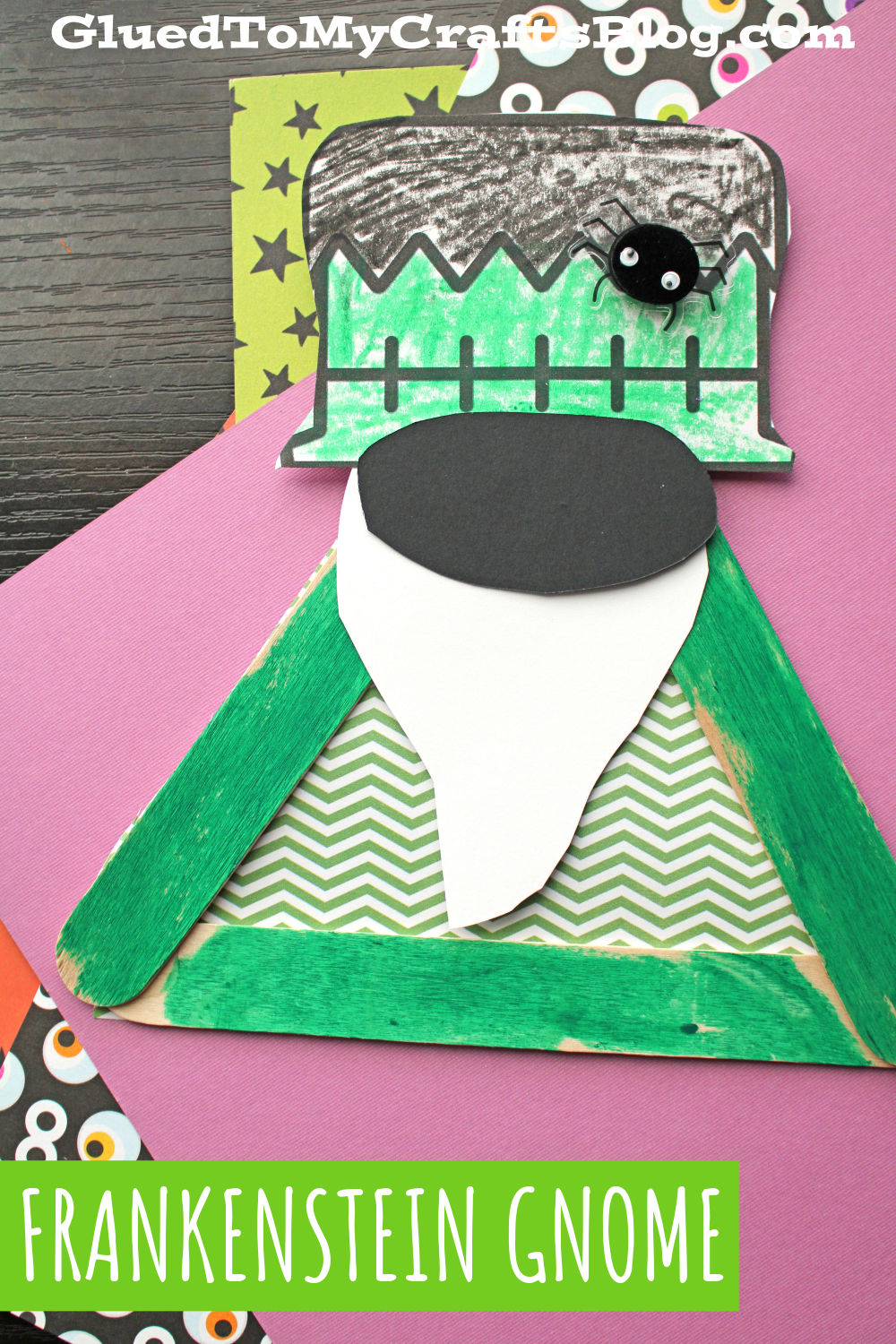 Frankenstein Gnome Craft Idea For Kids