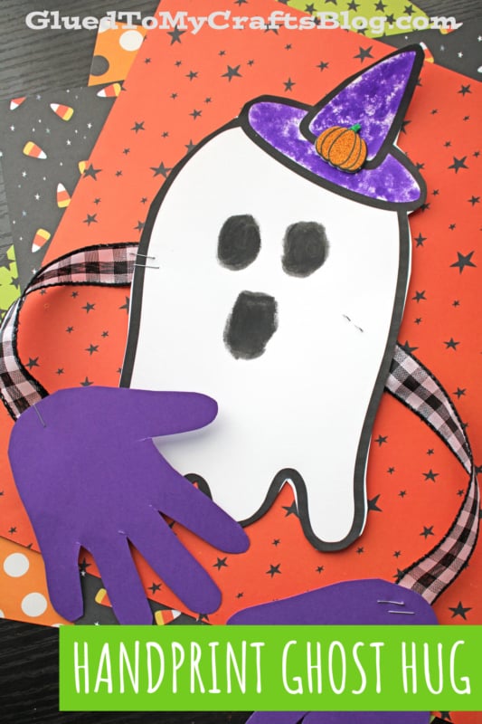 Create Your Own Handprint Ghost Hug Craft