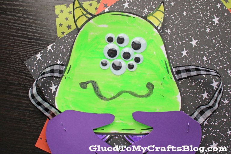 Paper Monster Hug Craft Idea For Kids