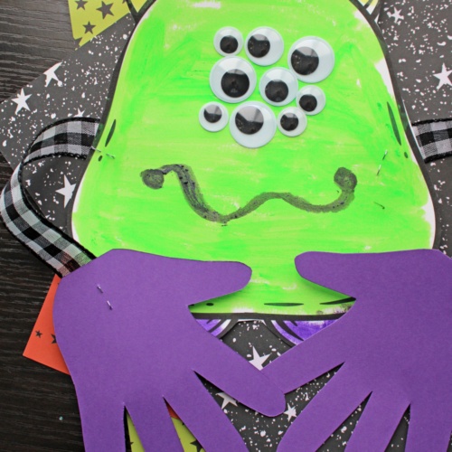 Paper Monster Hug Craft Idea For Kids