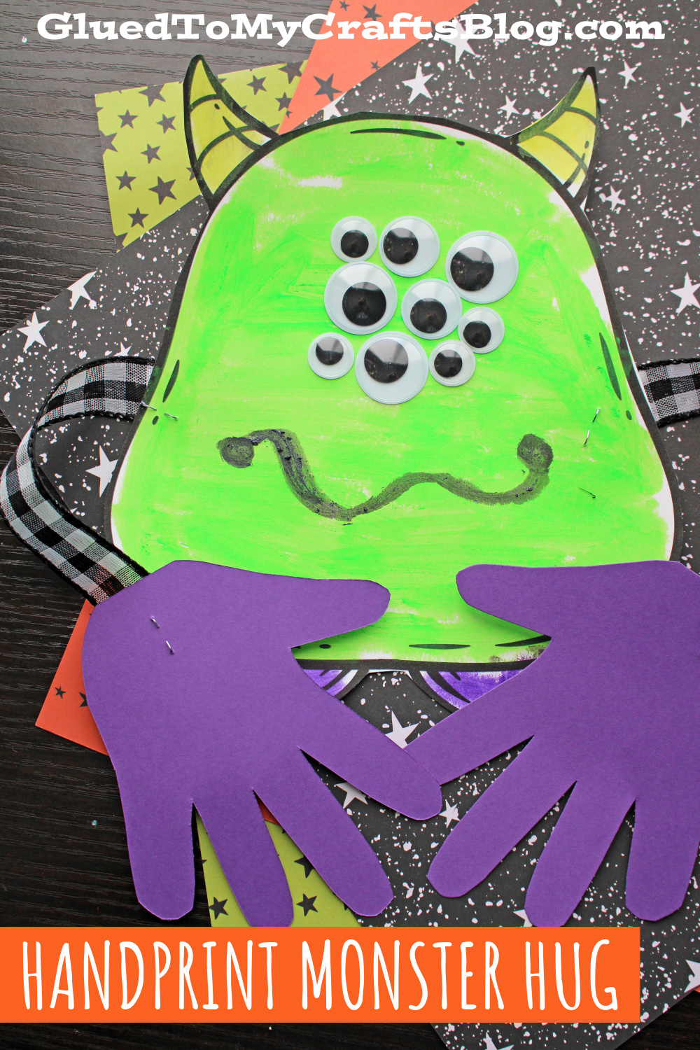 Paper Monster Hug Craft Idea For Kids