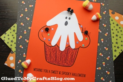 Handprint Sweet and Spooky Halloween Keepsake