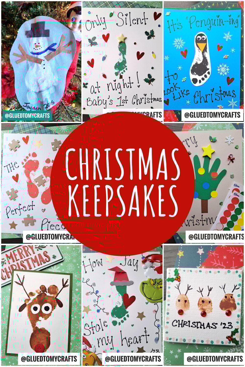 Creative Christmas Handprint & Footprint Keepsake Ideas