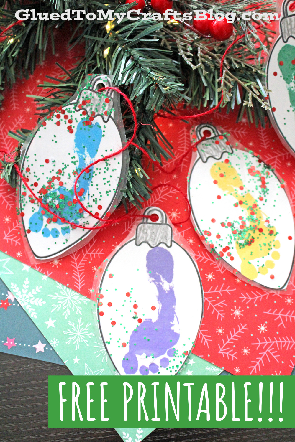 Baby Christmas Ornament Crafts Baby Christmas Crafts Part 2: Footprint