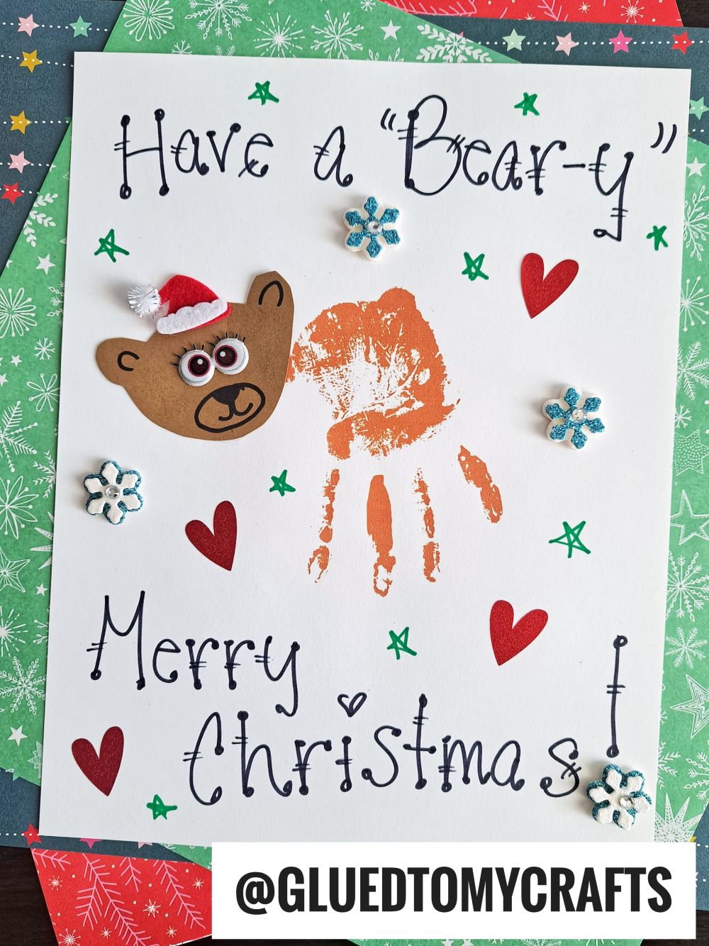 Creative Christmas Handprint & Footprint Keepsake Ideas