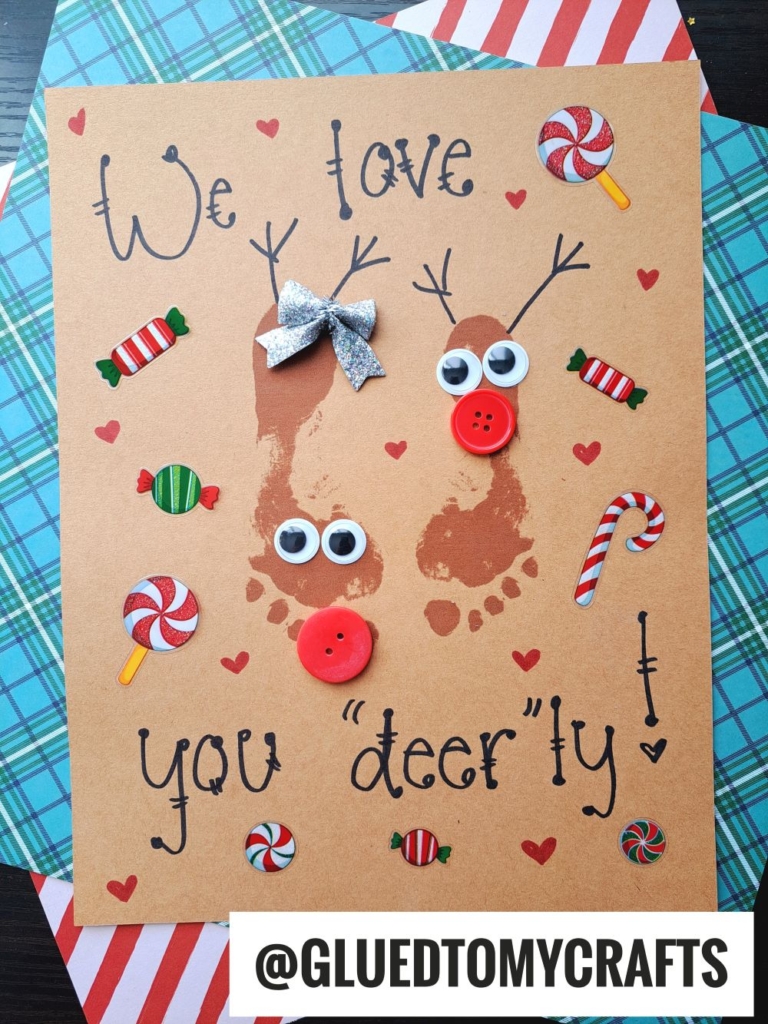 Creative Christmas Handprint & Footprint Keepsake Ideas