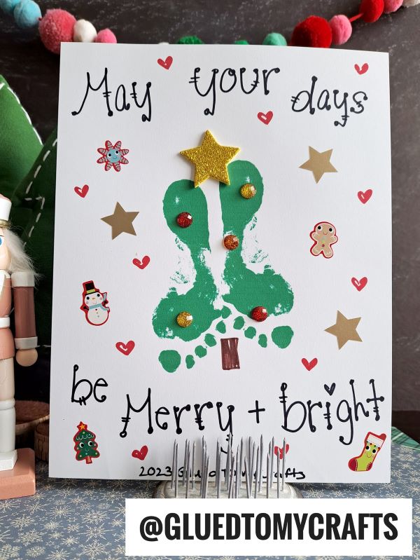 Creative Christmas Handprint & Footprint Keepsake Ideas