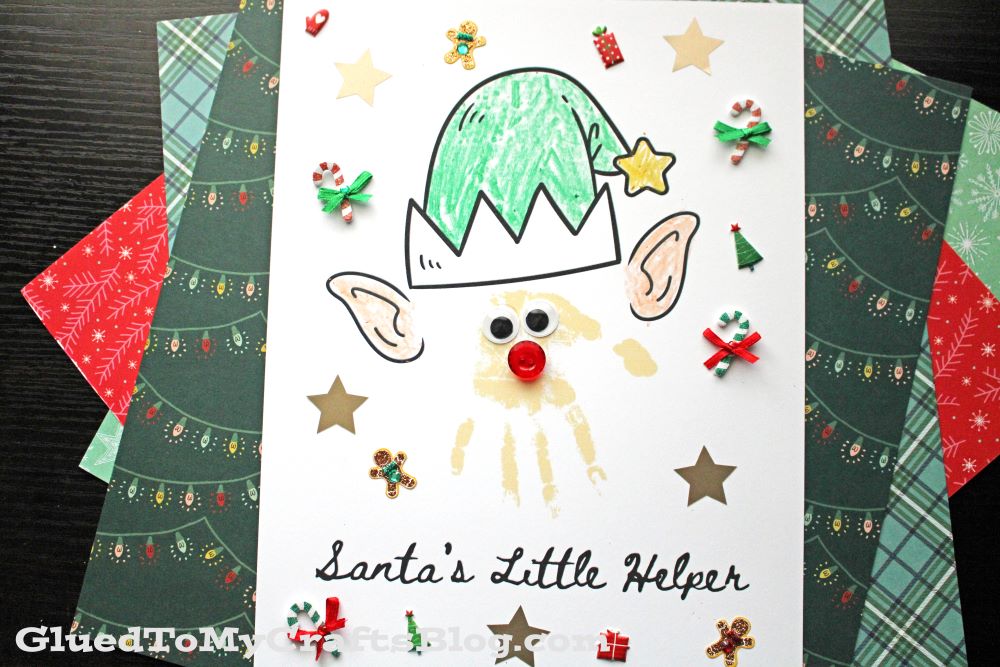 Easy Handprint Elf Craft Idea