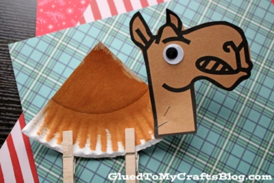 Paper Plate Camel Craft Idea For Kids