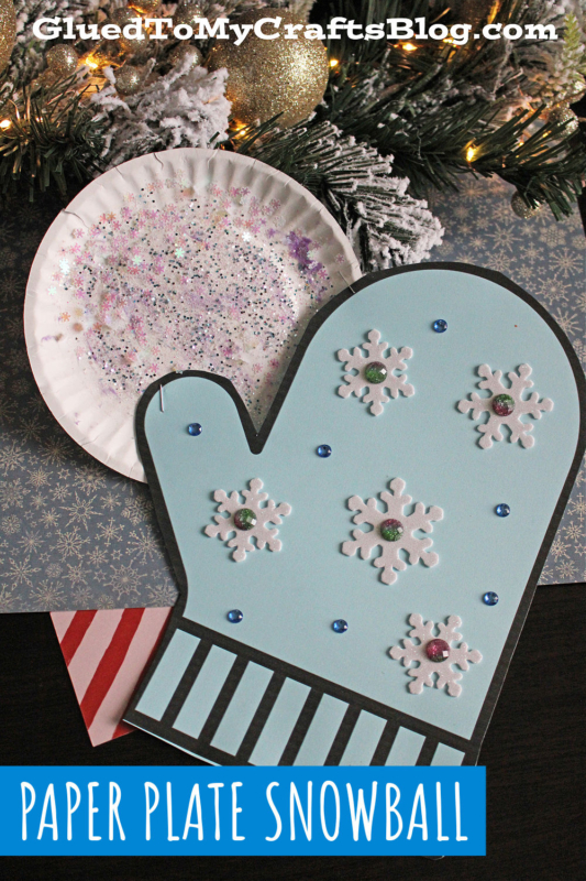 Paper Plate Snowball Craft Idea For Winter