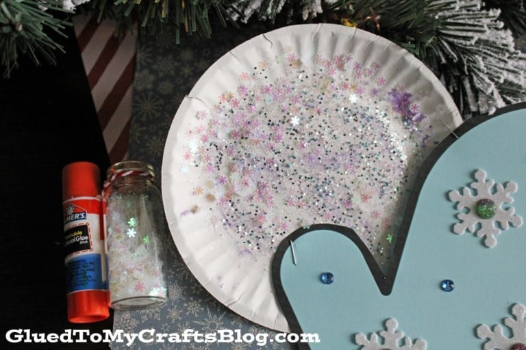 Paper Plate Snowball Craft Idea For Winter