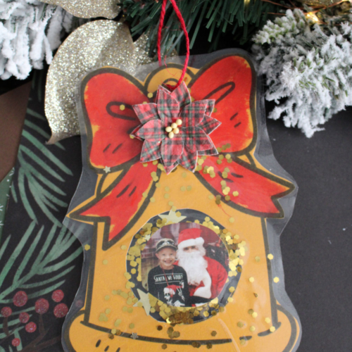 Christmas Bell Photo Ornament