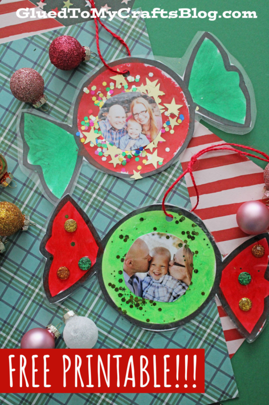 Candy Photo Ornament Craft