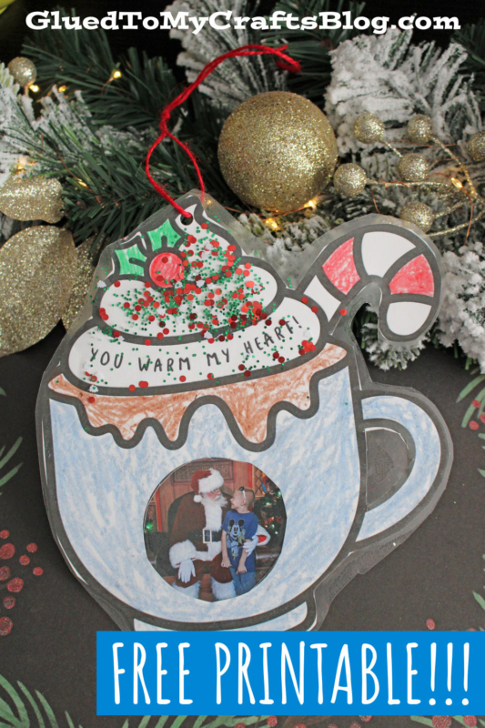 Christmas Mug Photo Ornament