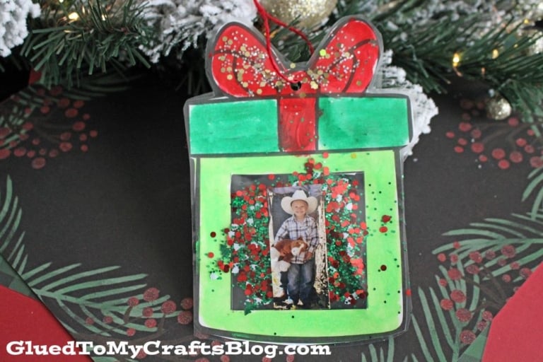 Christmas Present Photo Ornament