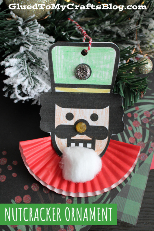 SUPER EASY Nutcracker Ornament Craft Idea For Kids