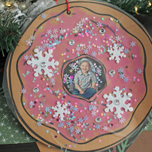 Donut Picture Frame Ornament For Christmas