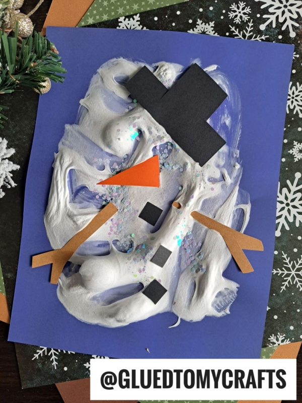 Puffy Paint Christmas Craft Idea For Kids