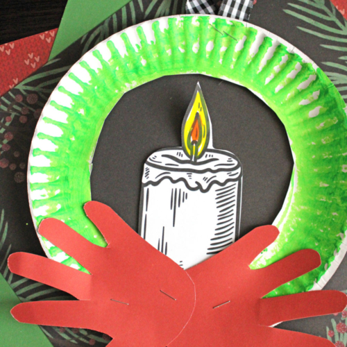 Christmas Advent Wreath Craft Idea For Kids