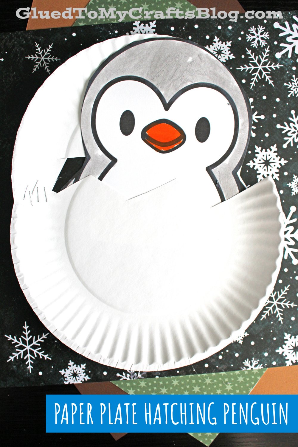 Paper Plate Hatching Penguin Craft