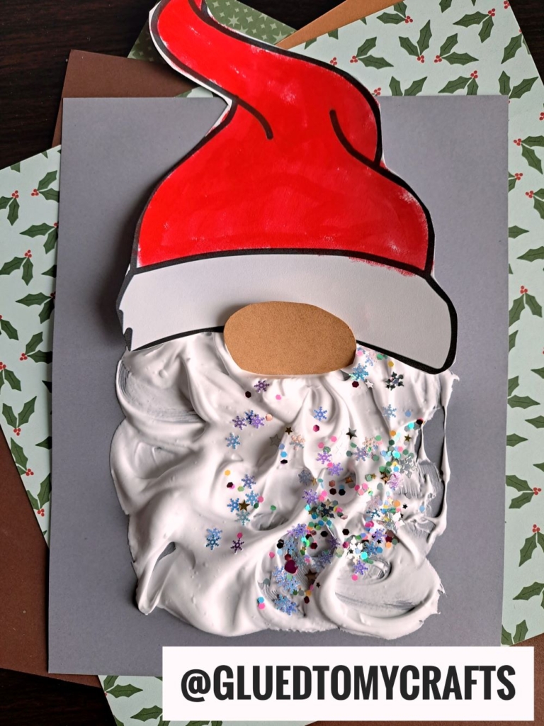 Puffy Paint Christmas Craft Idea For Kids