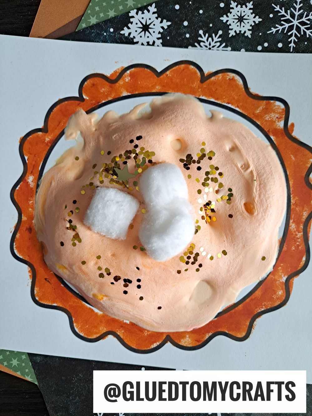 Puffy Paint Christmas Craft Idea For Kids