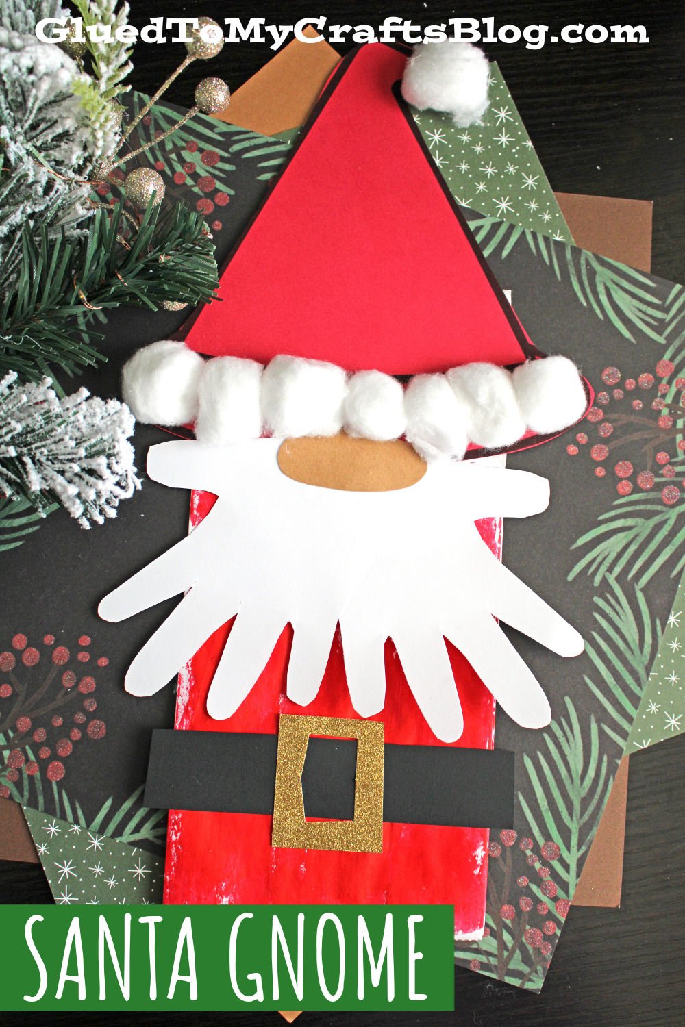 Santa Gnome Keepsake Craft Idea For Kids