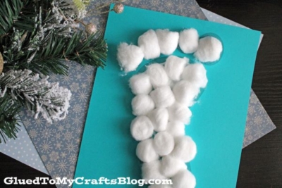 Yeti Footprint Craft Idea For Kids