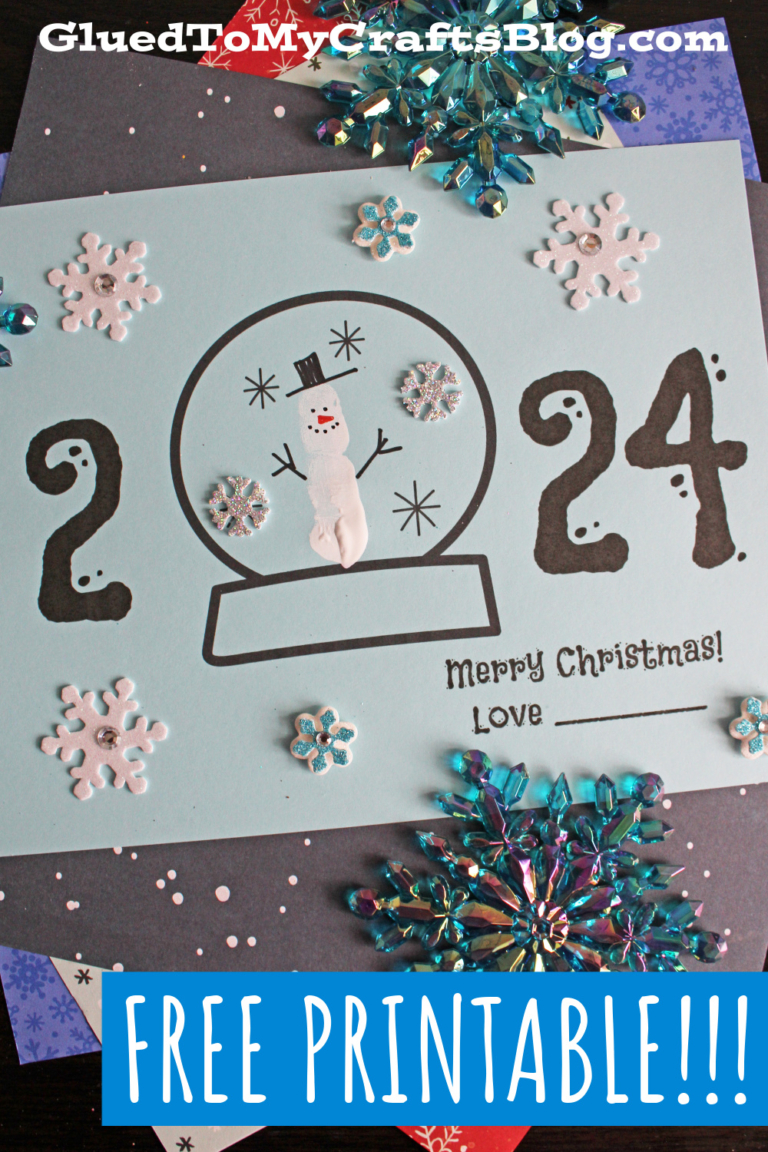 Snowman Christmas Card Craft Idea For Kids