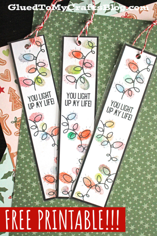 Fingerprint You Light Up My Life Bookmarks