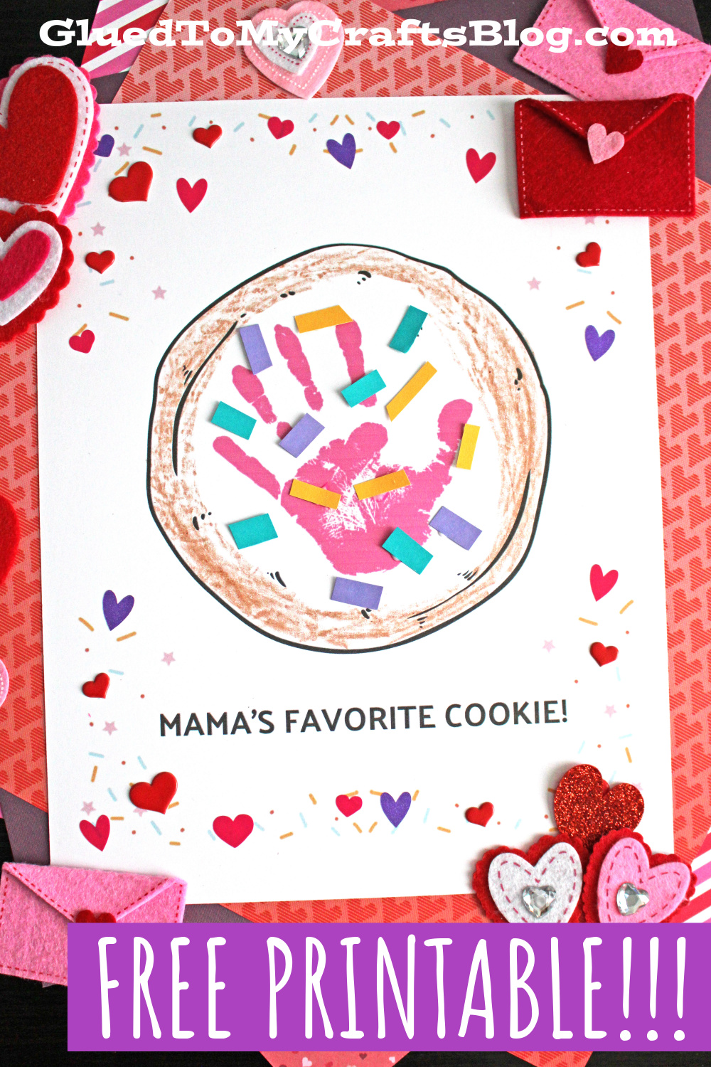 Handprint Mama's Little Cookie Keepsake