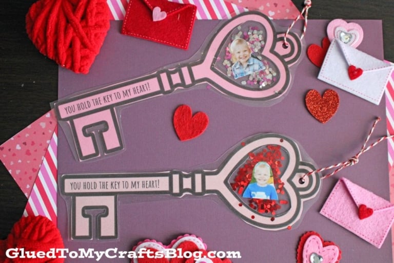 Key To My Heart Photo Ornament