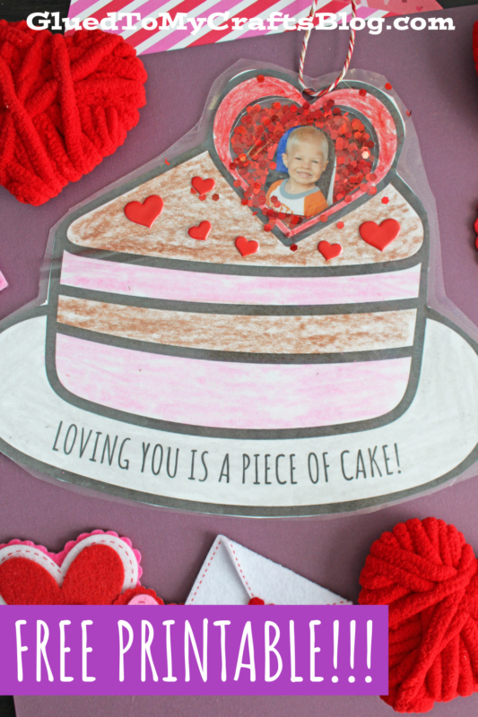 Cake Photo Ornament Craft Idea For Kids
