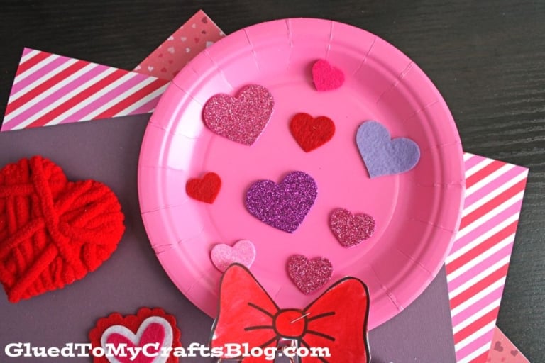 Paper Plate Balloon Craft For Valentine's Day