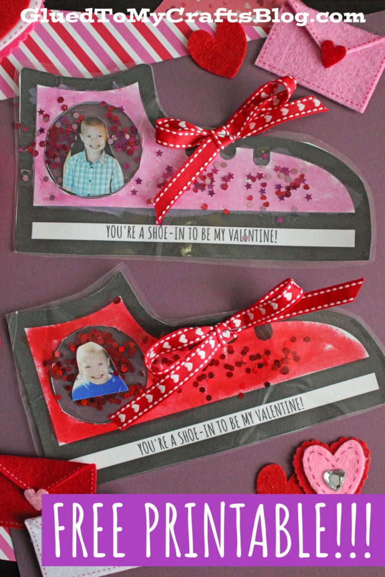 Valentine's Day Shoe Photo Ornament Craft