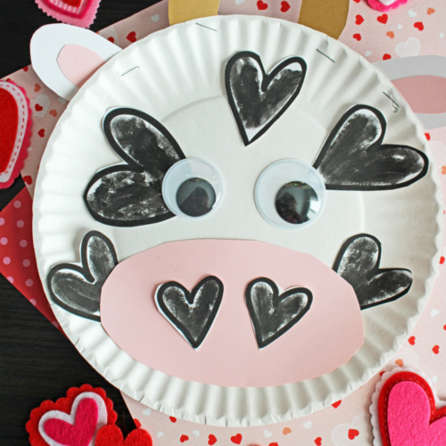 Moo-velous Paper Plate Cow Craft