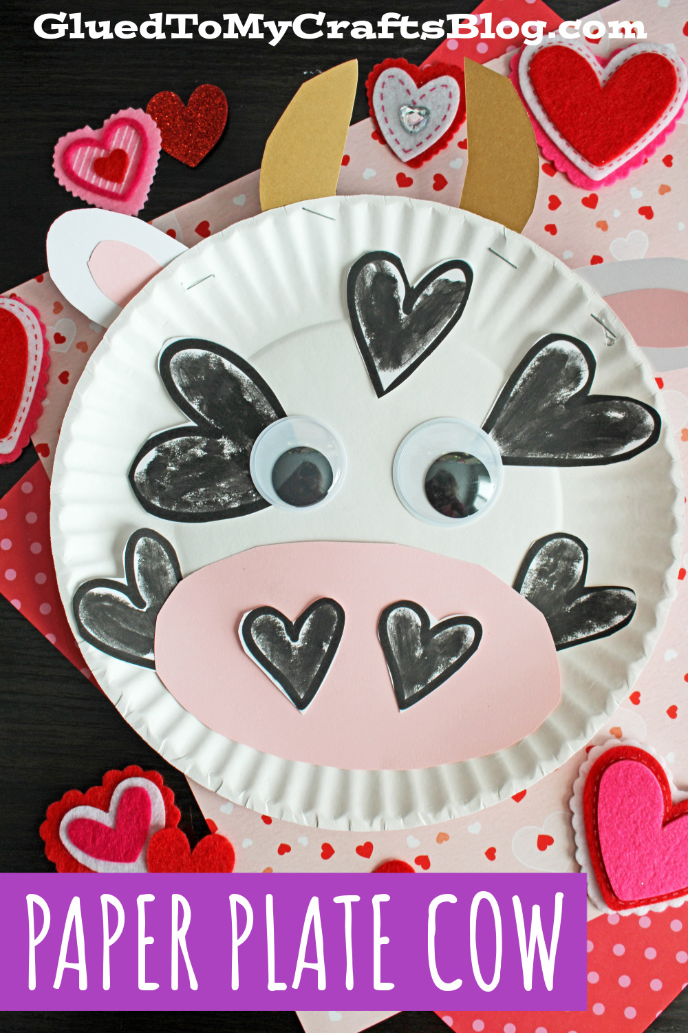 Moo-velous Paper Plate Cow Craft