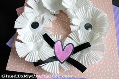 Paper Plate Easter Bunny Wreath Craft